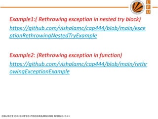 CAP444Unit6ExceptionHandling.pptx