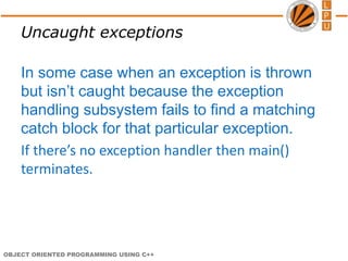 CAP444Unit6ExceptionHandling.pptx