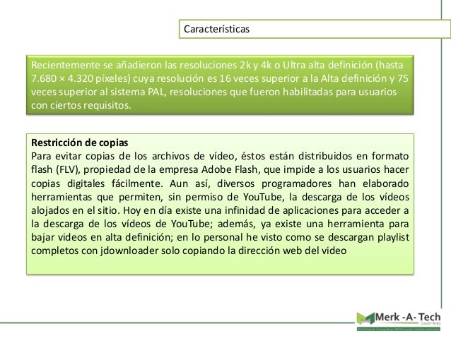 SESIÓN 21: CARACTERÍSTICAS BÁSICAS DE YOUTUBE – upv