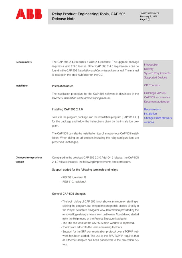 Cap505 abb | PDF