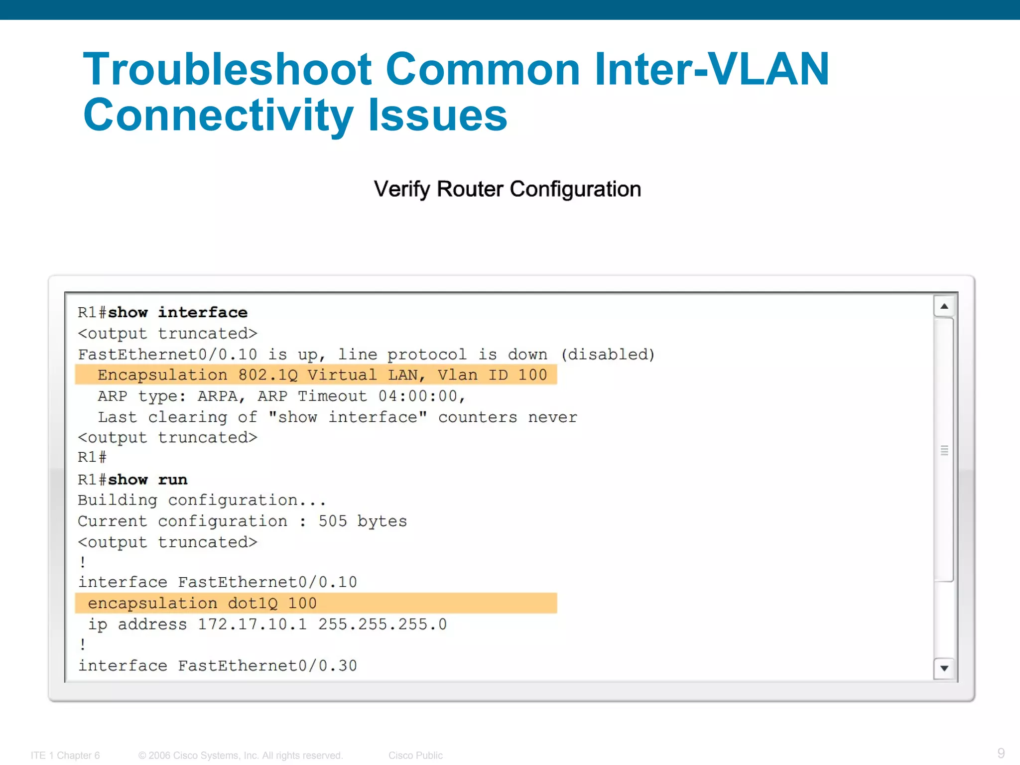 Cap6 intervlan routing | PPT