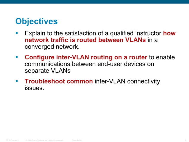 Cap6 intervlan routing | PPT