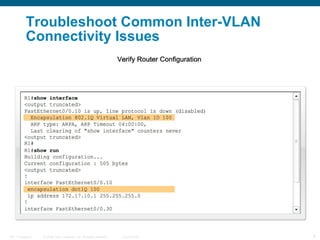 Cap6 intervlan routing | PPT