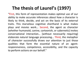 interface agents metaphors with characters | PPT