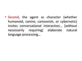 interface agents metaphors with characters | PPT