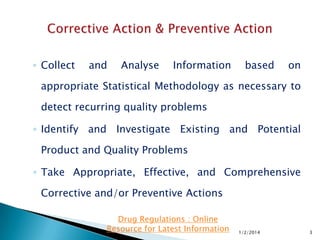Corrective Action Examples