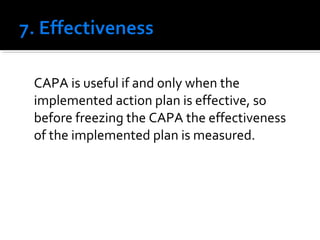 Effective CAPA Implementation in a Management System - Praneet Surti | PPT