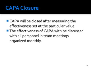 Effective CAPA Implementation in a Management System - Praneet Surti | PPT