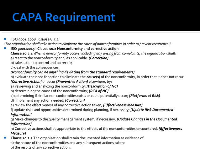 Effective CAPA Implementation in a Management System - Praneet Surti | PPT