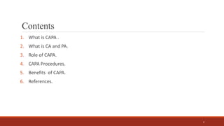 CAPA .pptx | Business | Business and Finance