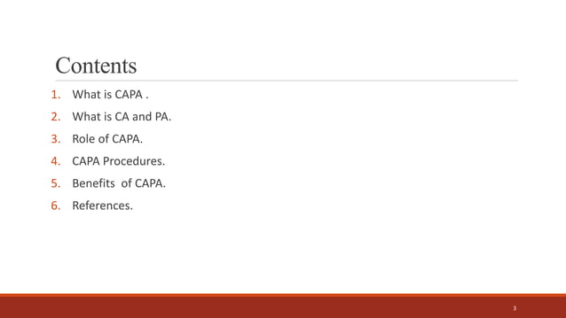 CAPA .pptx | Business | Business and Finance