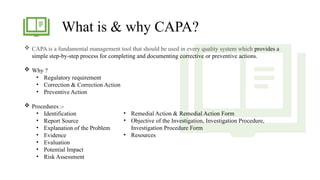 CAPA and its' Uses in Quality Management System.pptx