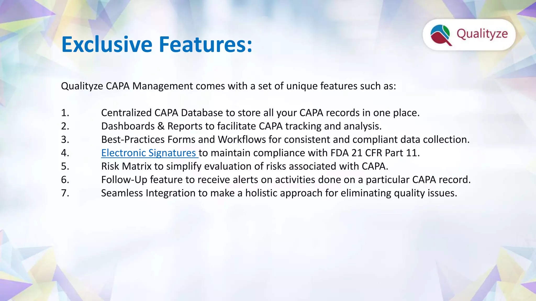 Capa Management Software | PPTX | Business | Business and Finance