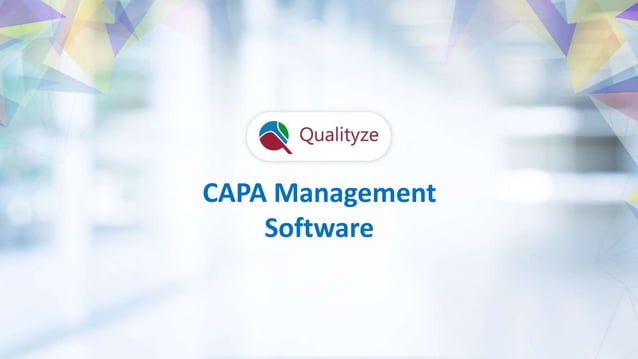 Capa Management Software | PPTX | Business | Business and Finance