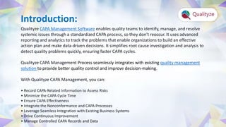Capa Management Software | PPTX | Business | Business and Finance