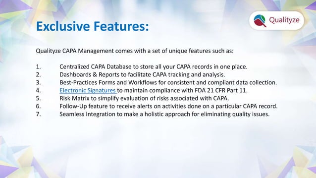 Capa Management Software | PPTX | Business | Business and Finance