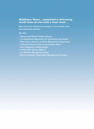 Middlesex Water - Capabilities Brochure | PDF