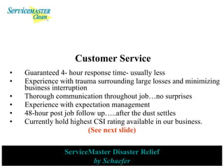 ServiceMaster by Schaefer | PPT