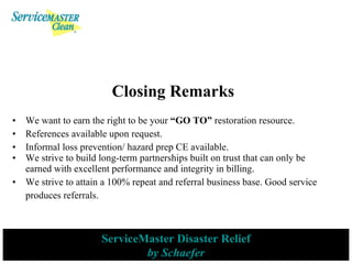 ServiceMaster by Schaefer | PPT