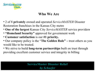ServiceMaster by Schaefer | PPT