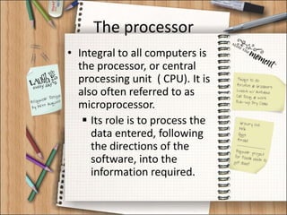 Capabilities and characteristic of hardware and software -- | PPTX