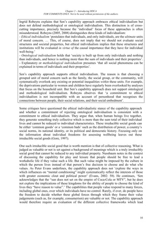 Capabilities approach | PDF