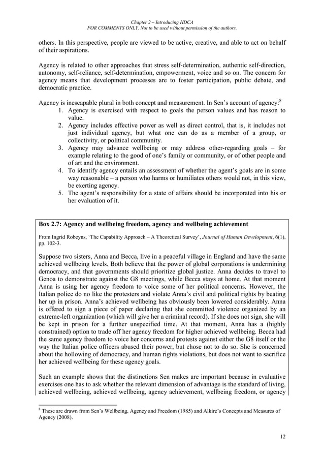 Capabilities approach | PDF