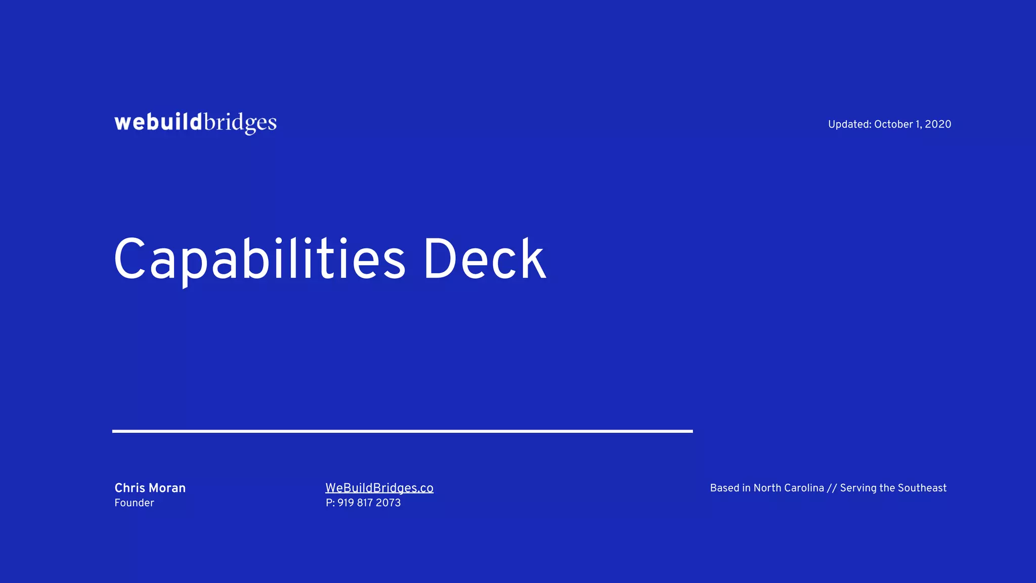 Capabilities Deck | PDF | Marketing and Advertising | Business