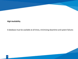 Capabilities of a good database | PPTX