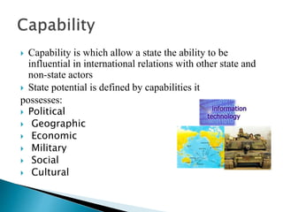 Capabilities of state | PPT