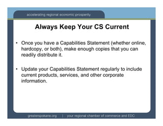 Capabilities Statements WA PTAC | PPT