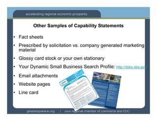 Capabilities Statements WA PTAC | PPT