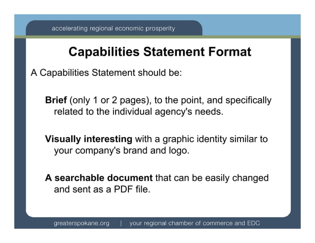 Capabilities Statements WA PTAC | PPT