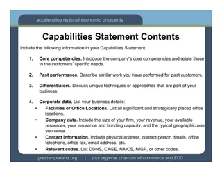 Capabilities Statements WA PTAC | PPT