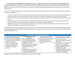 Increasing the probability of project success using Earned Value Management | PDF