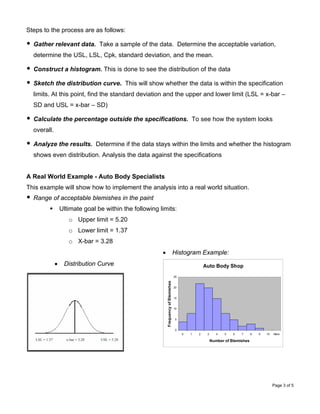 Capability Analysis | PDF