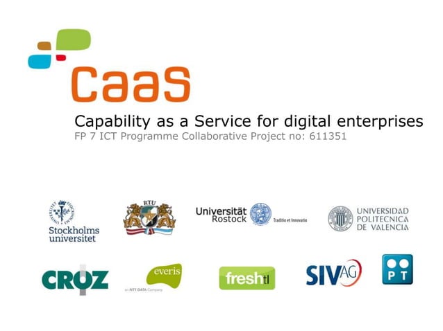 Full tutorial on Capability driven development | PPT