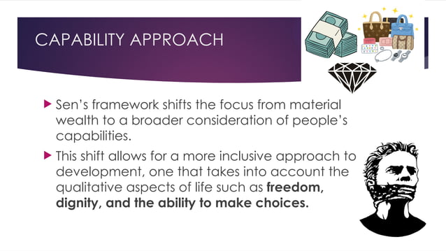 Capability approach Theory Amartya Sen | PPTX