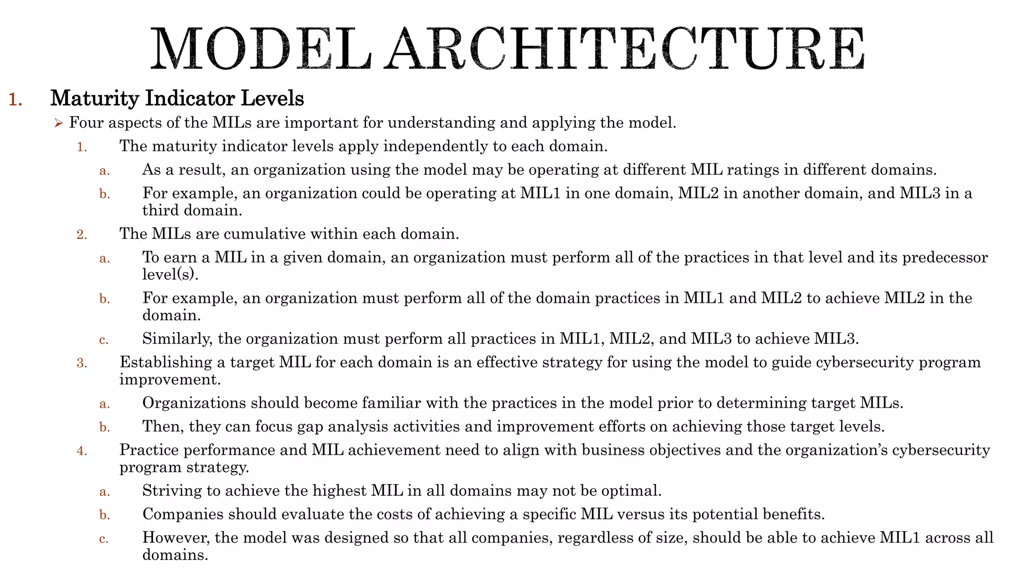 Cybersecurity Capability Maturity Model (C2M2) | PPTX