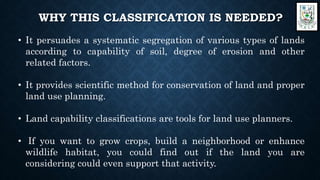 Capability classification of Land | PPTX