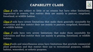 Capability classification of Land | PPTX