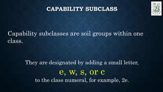 Capability classification of Land | PPTX