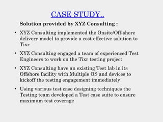 Software Testing Capability doc | ODP