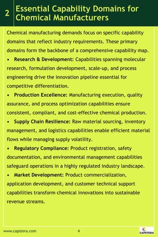 Capability Mapping for Chemical Manufacturers | PDF
