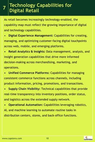 Business Capability Mapping for Retail Firms | PDF