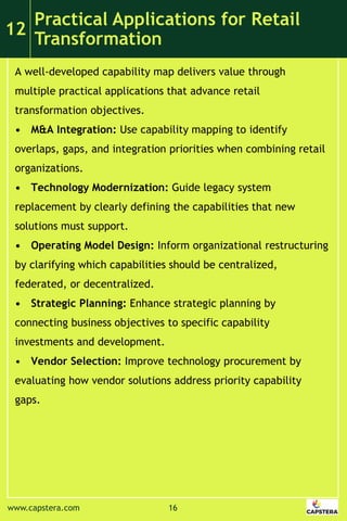 Business Capability Mapping for Retail Firms | PDF