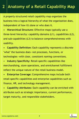 Business Capability Mapping for Retail Firms | PDF