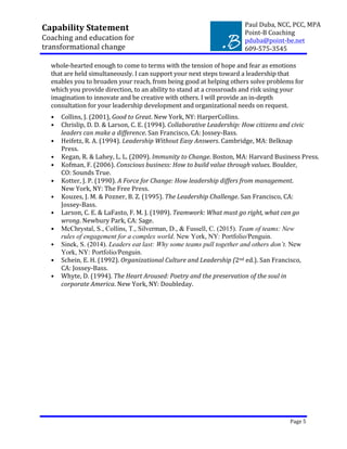 Capability statement 2020 04-14 | PDF