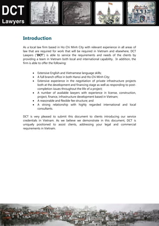 Capability Statement (Dct Law Vietnam) | PDF | Mergers and Acquisitions | Business Banking & Finance