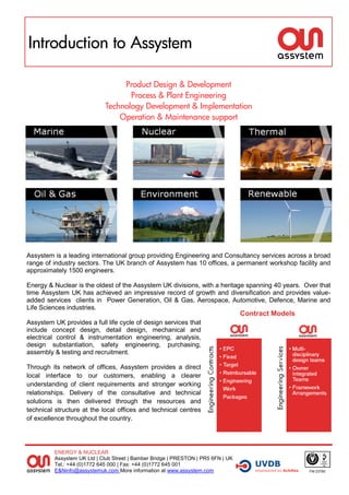 Assystem Capabilities | PDF